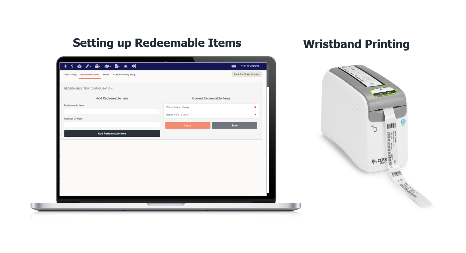Wristband Printing with Access Management